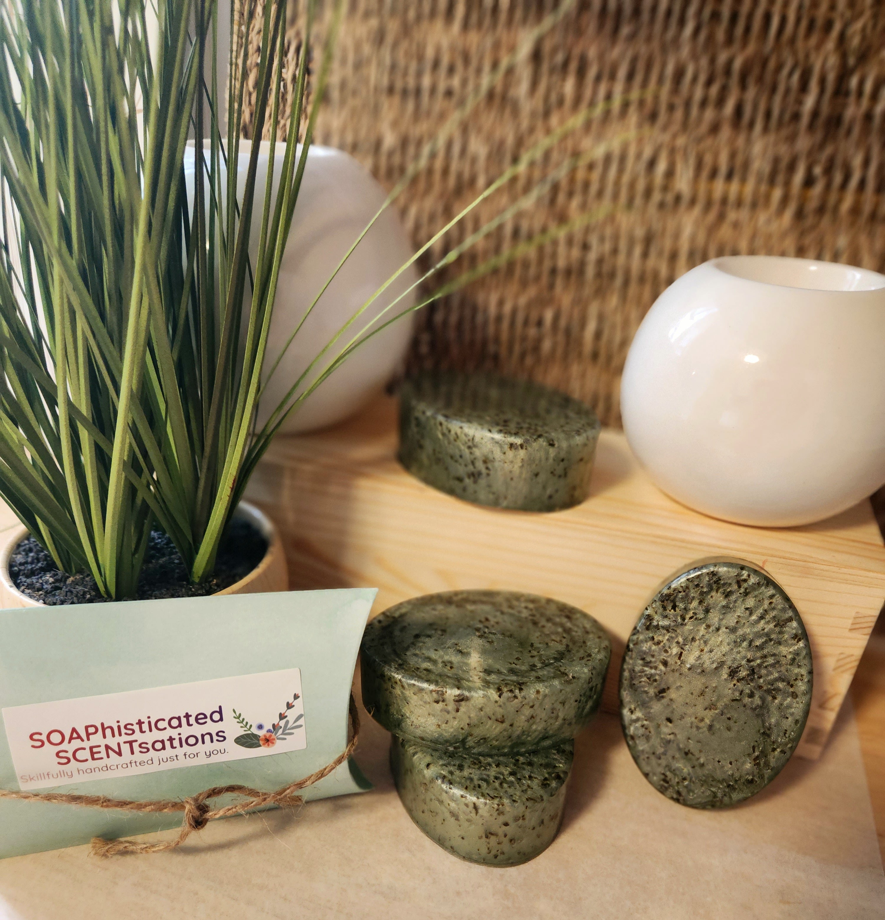 Exfoliating Green Tea & Honey Soap Bar – SOAPhisticated SCENTsations